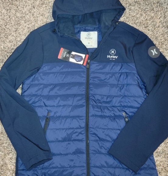 Hurley | Jackets & Coats | New Men Hurley Jacket With Hoodie | Poshmark